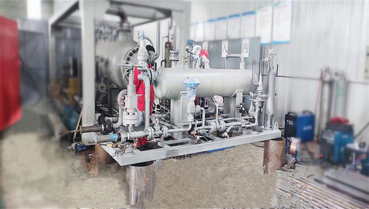 Vehicle-mounted integrated two-phase separator ordered by Puyang customer