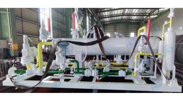 Another vehicle-mounted two-phase separator was successfully delivered