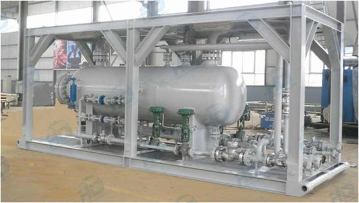 Horizontal oil-gas-water three-phase separator sent to Yan'an, China