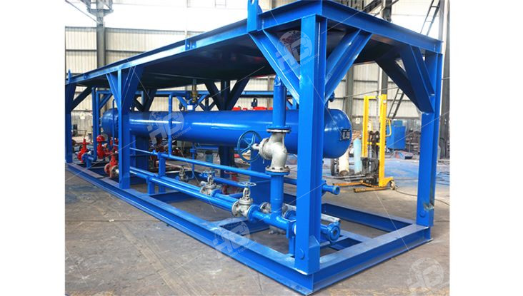 ASME standard skid-mounted shell-and-tube heat exchanger of HC