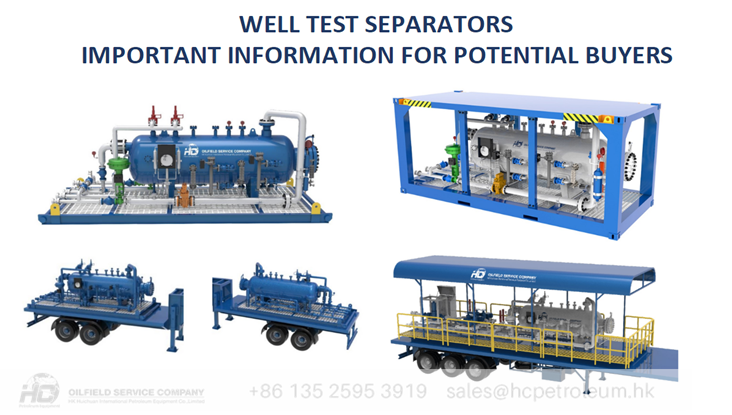 What influences price of test separator and what is common ...