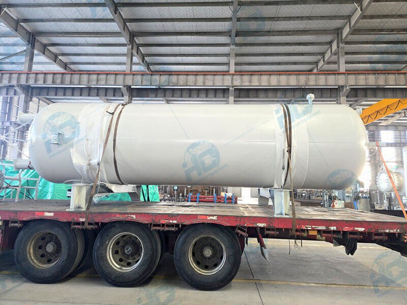 Instrument Air Receiver and Deethanizer Overhead Cooler Shipped to Shanghai