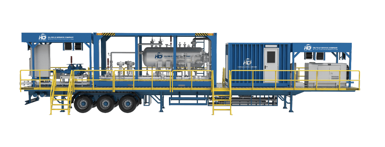 Trailer Mounted Surface Well Test Equipment