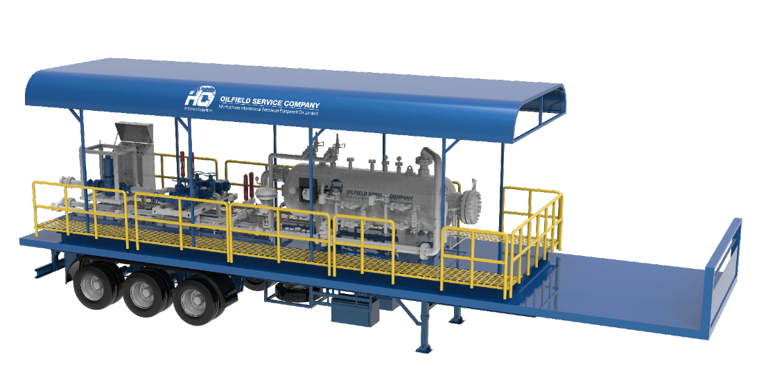Mobile Test Separator with ESD and Choke Manifold