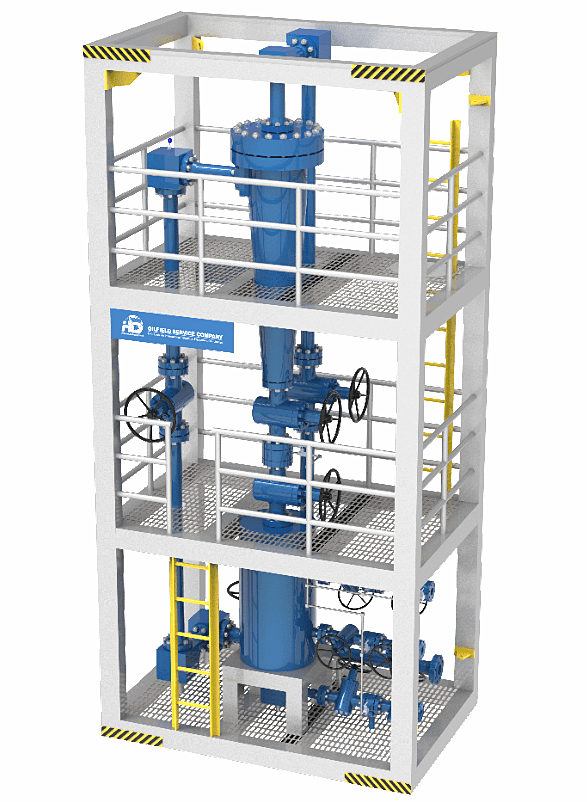 Cyclonic wellhead desander