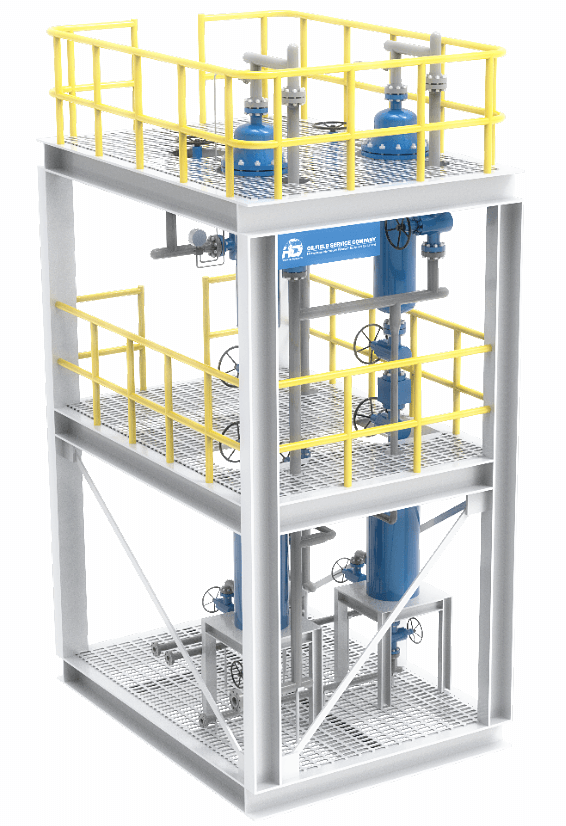 Cyclonic wellhead desander